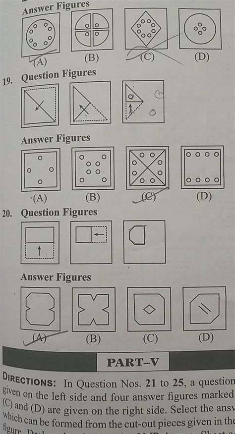 Answer Figures A B 19 Question FiguresAnswer Figures A B C D