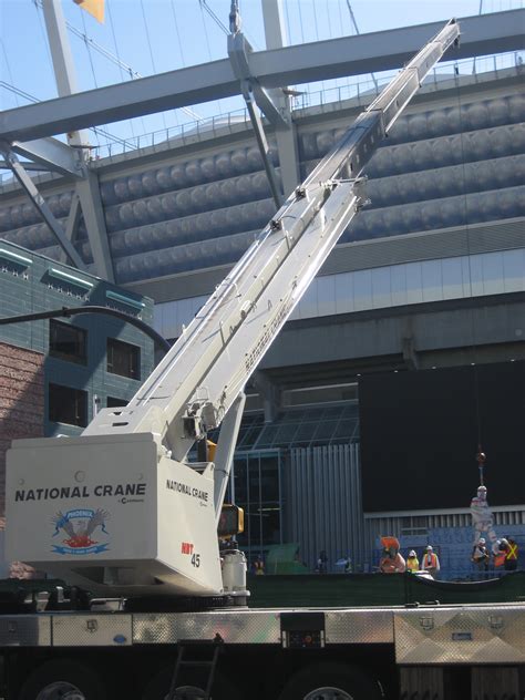 Installation Of The Terry Fox Memorial At Bc Place Stadium
