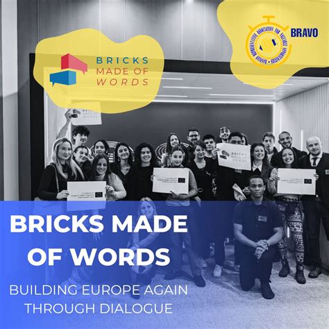 The Project Bricks Made Of Words Building Europe Again Through Dialogue Bravo Bih