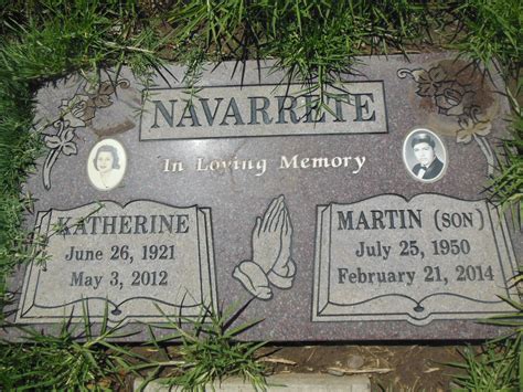 Mrs Katherine Mary “katie” Martinez Navarrete 1921 2012 Find A