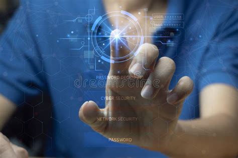 Online Login Verification Concept Password Entry Identity Verification Stock Image Image Of