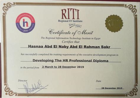 Hasnaa Sakr Phri Hrci Certified Kpi Professional Sap User On