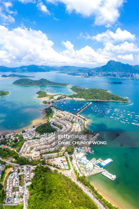 Drone View Of Sam Mun Tsai Village At Tai Po Hong Kong High Res Stock