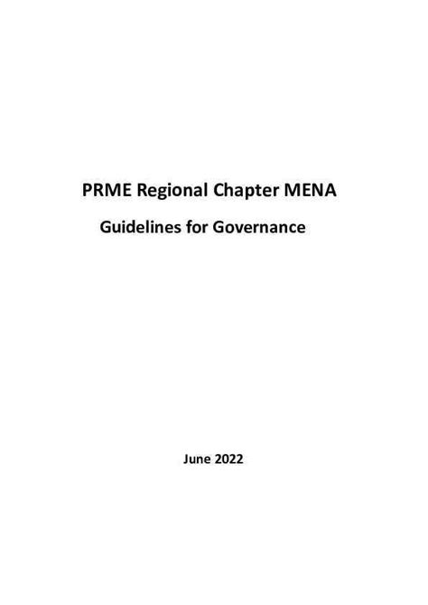 Prme Mena Chapter By Laws Unprme