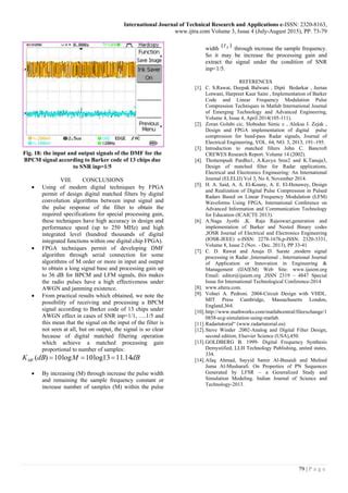 Digital Compressing Of A Bpcm Signal According To Barker Code Using