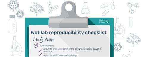 Reproducibility Checklist Biotechniques