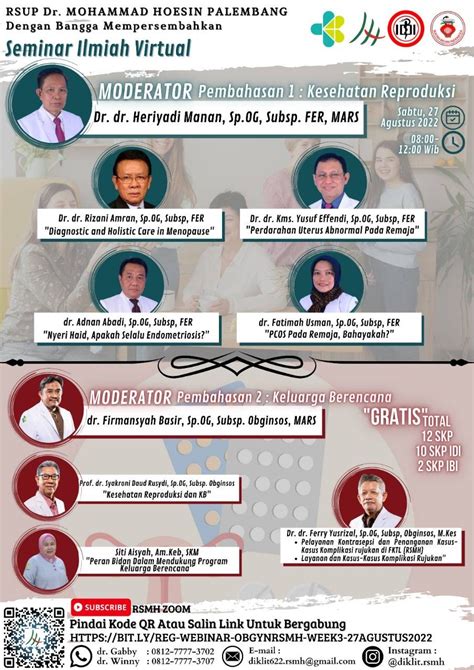 Seminar Ilmiah Virtual Rsup Dr Mohammad Hoesin Palembang Seminar Dokter