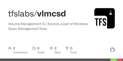 Github Tfslabsvlmcsd Volume Management C Service A Part Of