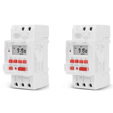 Sinotimer 5x Tm919b 220v 30a Programmable Digital Timer Switch Fruugo Uk