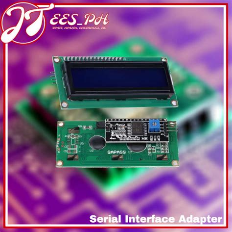 Display Screen Blue Ic I2c Module Interface Adapter For Uno 16x2 Lcd