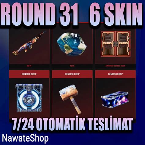 Rust İlan Pazarı 6 Skin ⭐round 31 Rust Twitch Drops