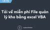 Hướng dẫn gộp nhiều file excel thành một file Excel có code đính kèm