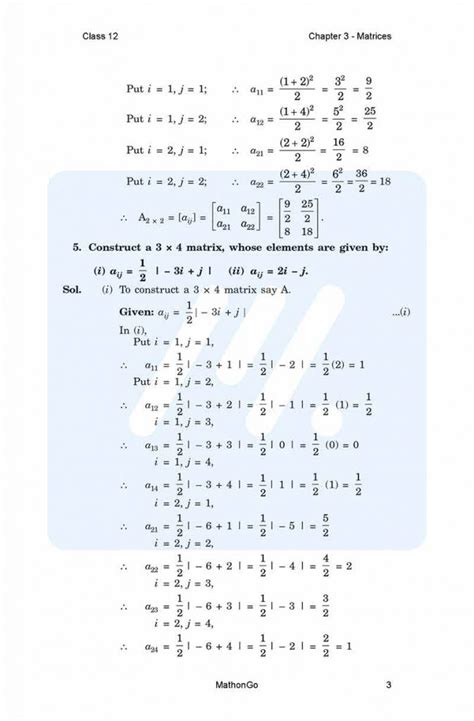 NCERT Solutions For Class Maths Chapter Exercise MathonGo
