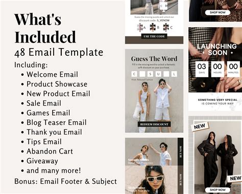 48 Editable Email Templates Fashion Email Template Mailchimp Email Template Klaviyo Email