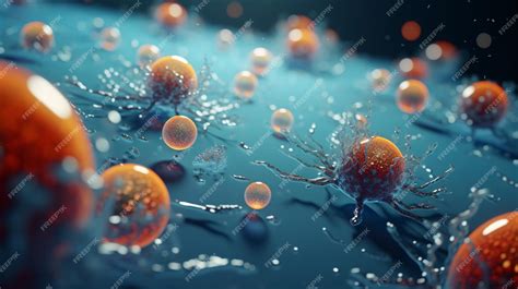 Premium Photo Exploring Minuscule Particles On A Microscopic Scale