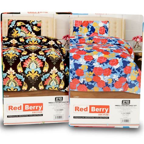 Red Berry Bed Sheet Single Assorted Online At Best Price Bed Sheets
