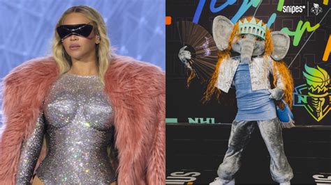 Ny Libertys Mascot Ellie Performs A Tribute To Beyoncé