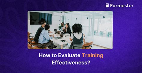 How To Evaluate Training Effectiveness Formester