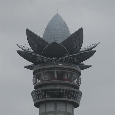 Tower Of View Building With Architecture Similar To A Lotus Flower