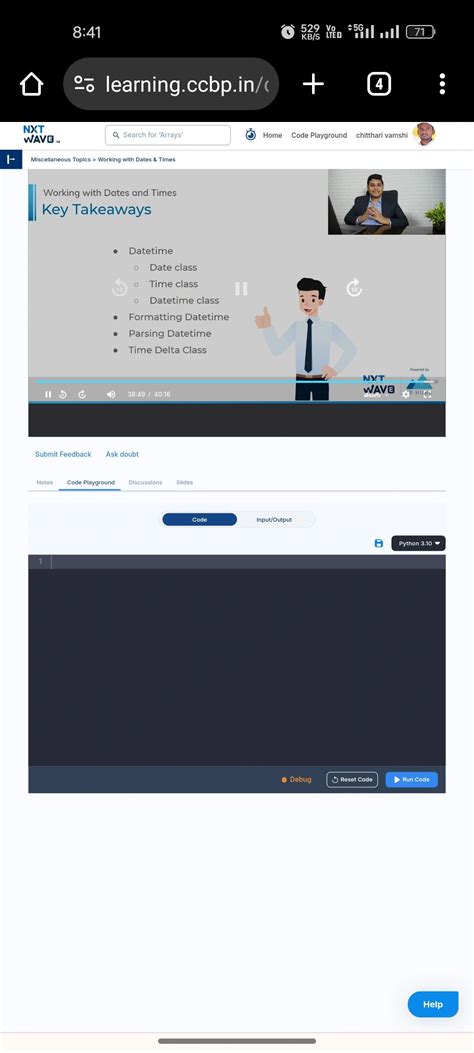 Vamshi Chitthari On Linkedin Day 60days Nxtwave Ccbp Learningjourney Python