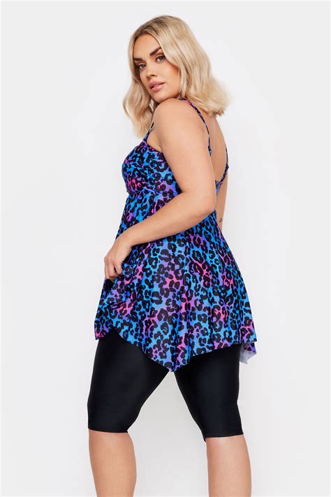 Plus Size Black Long Swim Shorts Yours Clothing