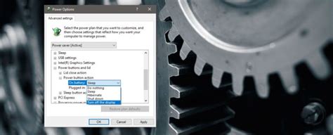 Windows Power Button To Turn Off The Display