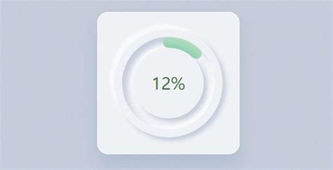 svg 实现拟物态圆环进度条 知乎