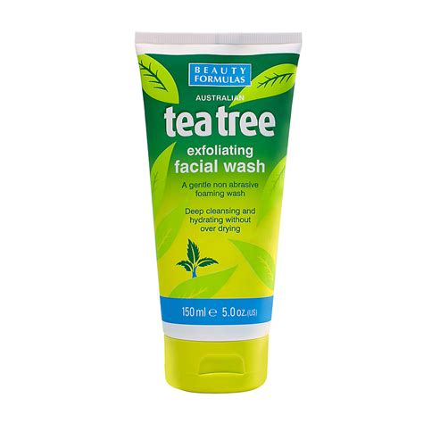 BEAUTY FORMULAS Маска для лица отшелушивающая Чайное дерево Tea Tree ...