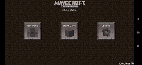 The Old Main Menu Of Minecraft Pe R Goldenageminecraft