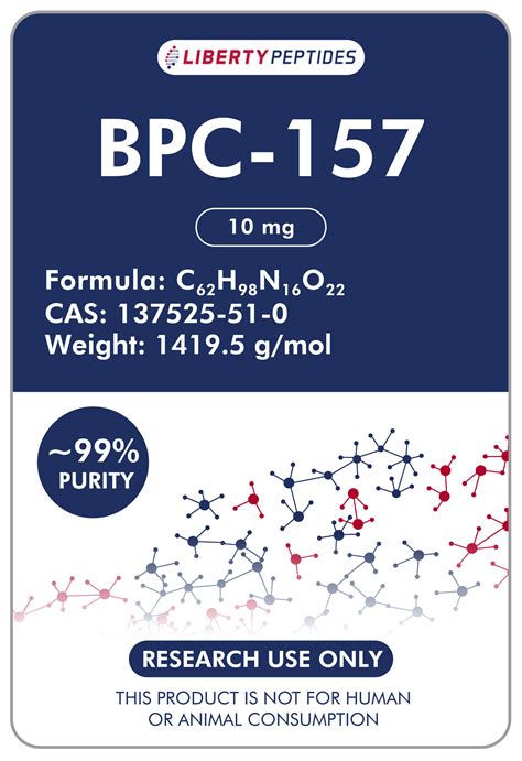 Bpc 157 10mg Liberty Peptides