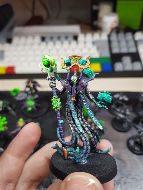 One Of My Favorite Necron Models So Far Rnecrontyr
