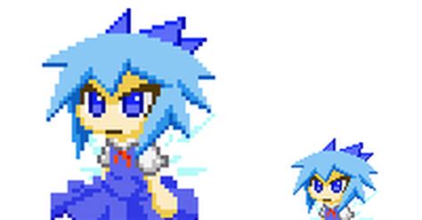 ドット絵 ドットチルノ ほにゃーのイラスト Pixiv
