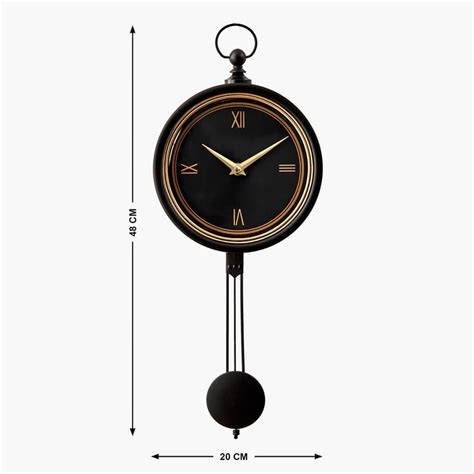 Buy Casablanca Pulse Pendulum Wall Clock 20x48cm From Home Centre At