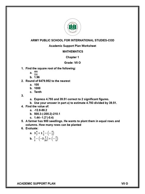 Chapter 1 Maths Pdf