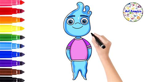 How To Draw Wade Drawing Easy Wade Step By Step Elemental Art