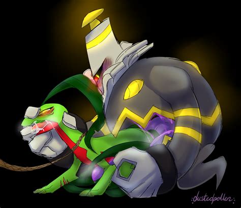 Rule 34 Bodily Fluids Bondage Bound Duo Dusknoir Dustedpollen