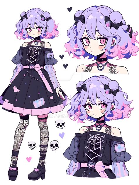 Open 013 Goth Girl Leila Ai Adopt By Teratoxin On Deviantart