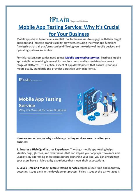 Ppt Mobile App Testing Service Why Its Crucial For Your Business Powerpoint Presentation