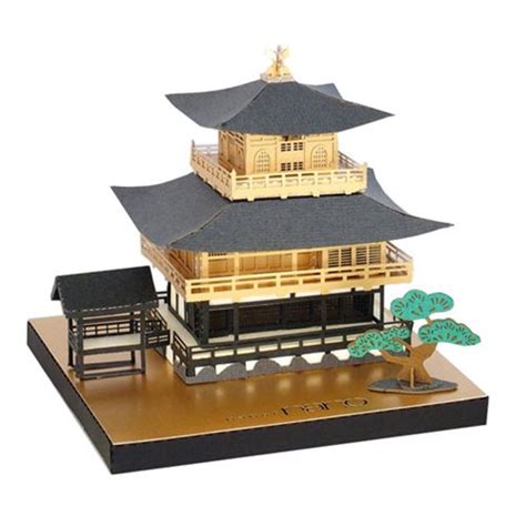 Kinkaku Ji Temple Paper Nano Model Kit Entertainment Earth