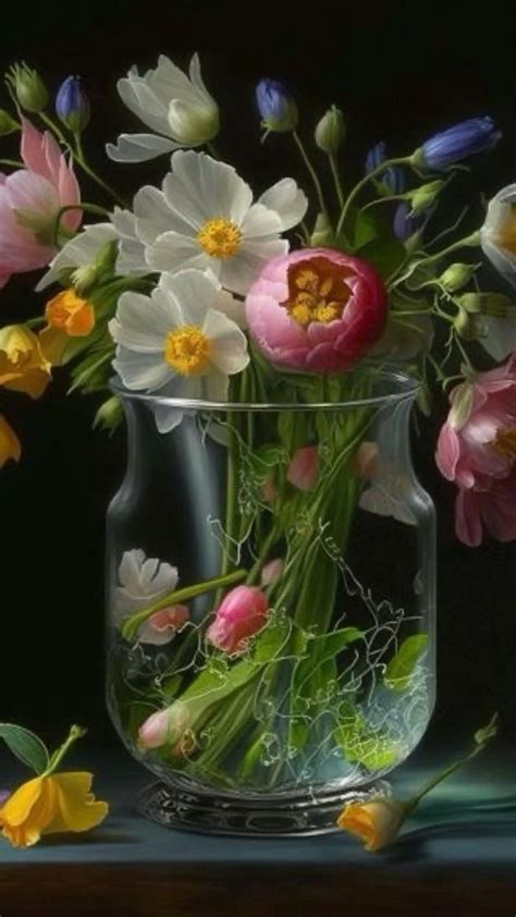 نقاشی رو پارچه에 있는 روشنک님의 핀 꽃 미학 꽃그림 자연 사진