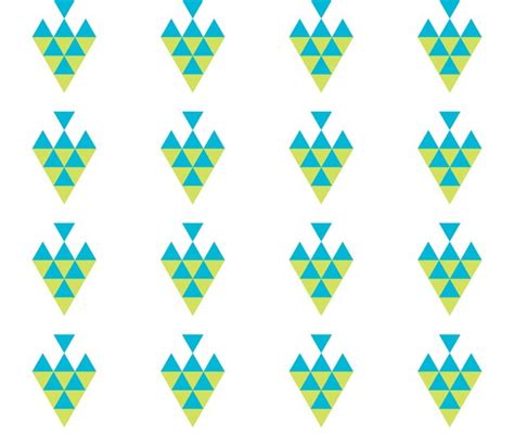 Premium Vector Seamless Geometric Pattern With Colorful Triangles On White Background