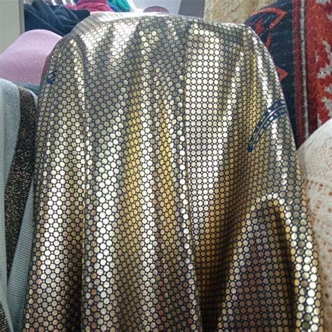 Jual Kain Bahan Latex Emas Gold Semi Latex Silver Silver Parasut