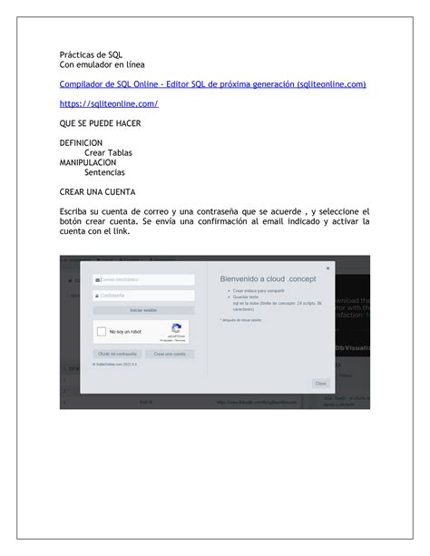 Prácticas de SQL 2 N A Prácticas de SQL Con emulador en línea