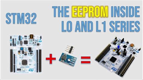 the onchip eeprom of stm32 l0 and l1 series youtube