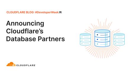 Announcing Cloudflares Database Partners