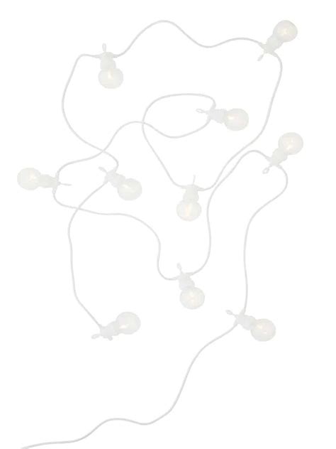 Guirlande Guinguette Blanche Ampoules Transparentes D Co Green