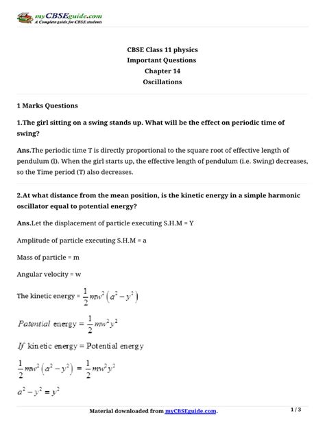 11 physics imp ch14 marks 1 pdf