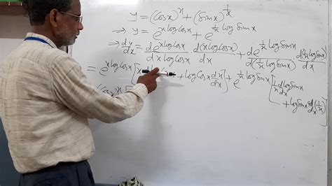 Logarithmic Differentiation Xii 2 Youtube