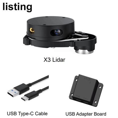ydlidar x3 lidar sensor 8 meter 360° tof robot ros teaching and