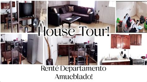 RENTE DEPARTAMENTO AMUEBLADO PEQUEÑO HOUSE TOUR ME ACABO DE MUDAR